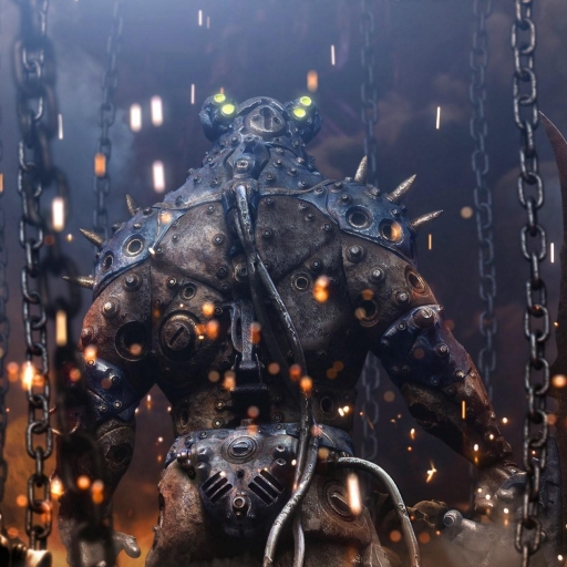 512x512 Resolution monster, spikes, spin 512x512 Resolution Wallpaper ...