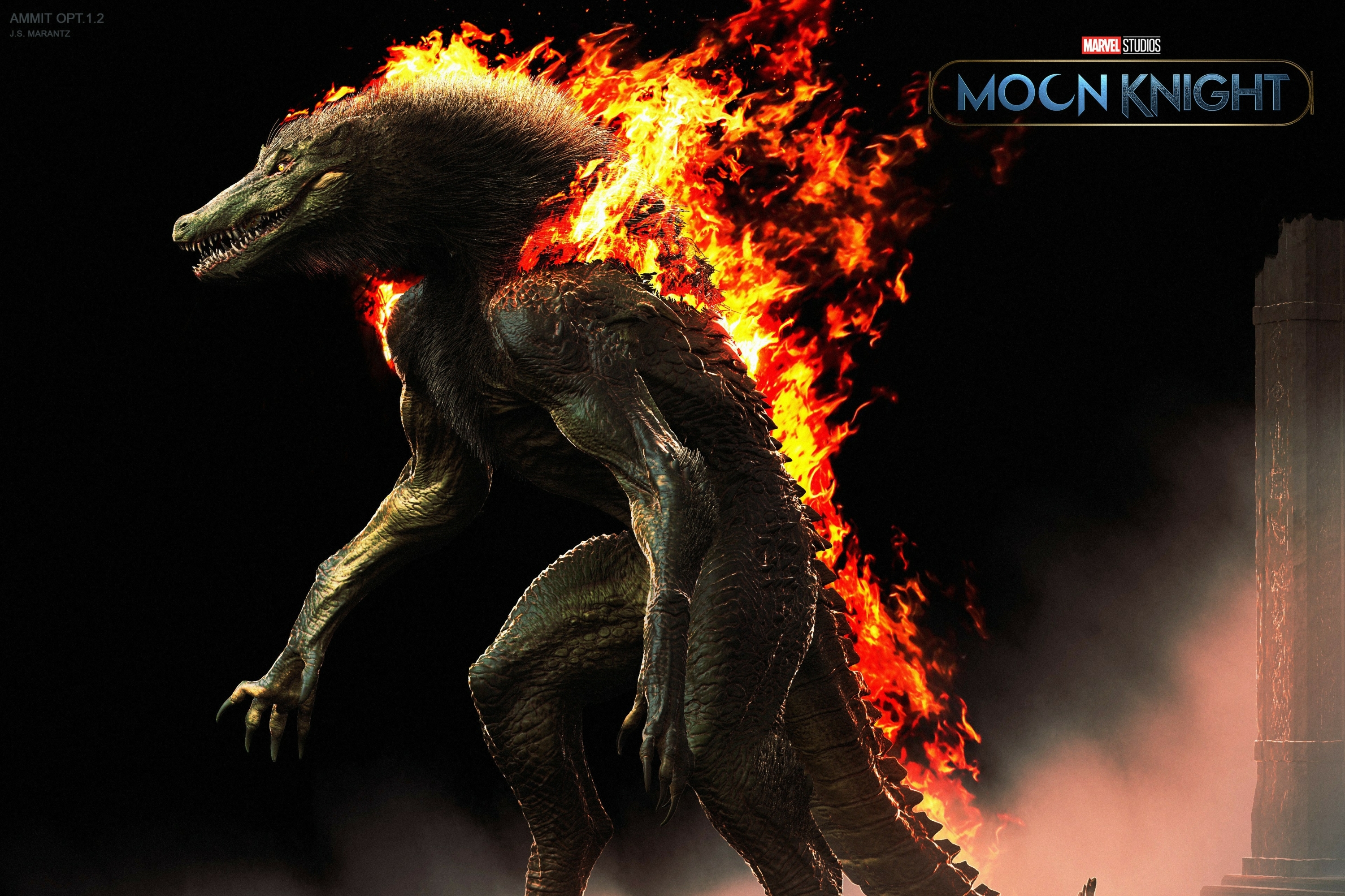 3000x2000 Resolution Moon Knight Ammit Art 3000x2000 Resolution ...