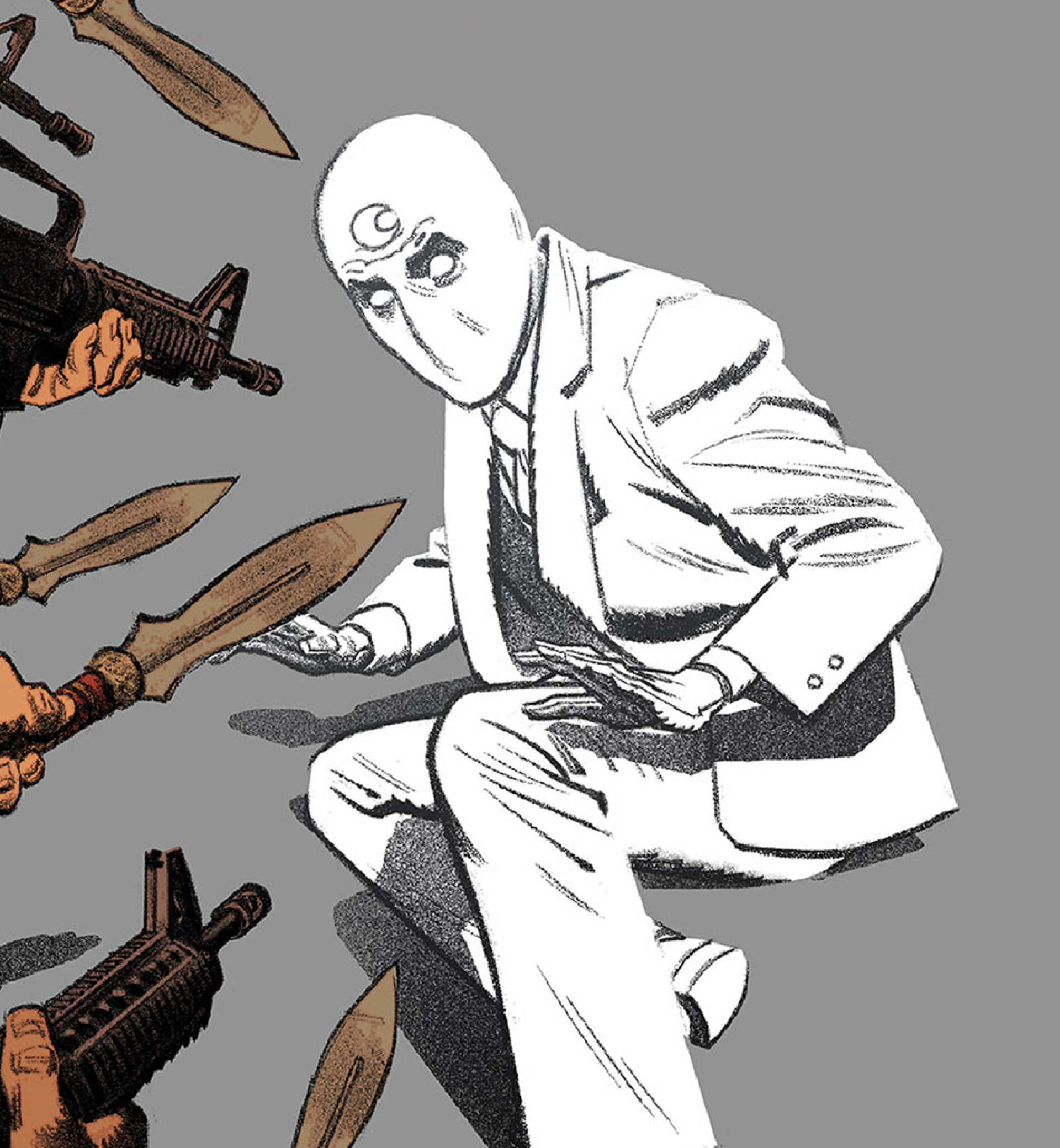 1920x2080 Resolution Moon Knight Comic Art Mr Knight 1920x2080 ...