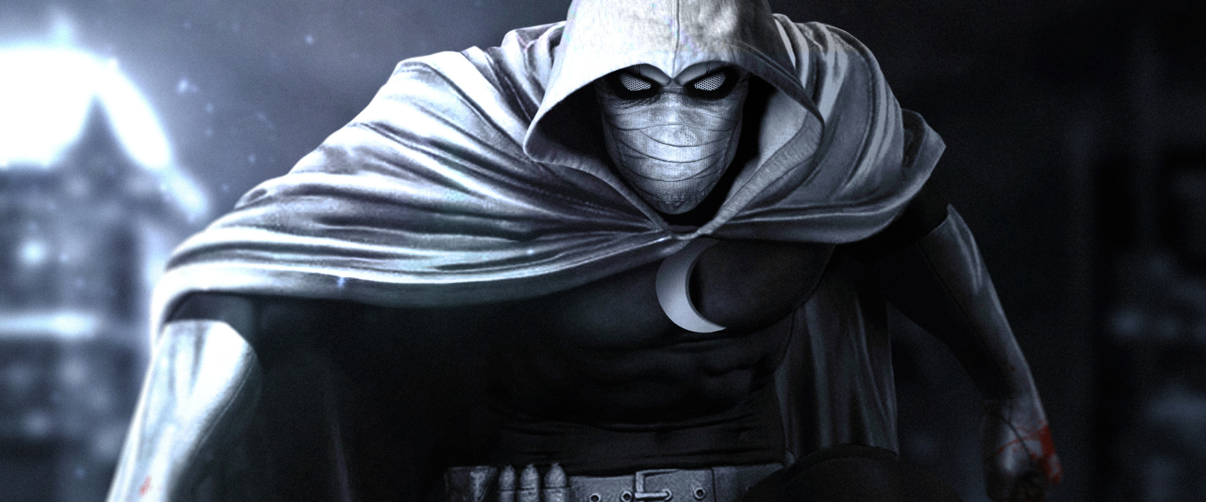 3840x1600 Resolution Moon Knight Fan Art 3840x1600 Resolution Wallpaper ...