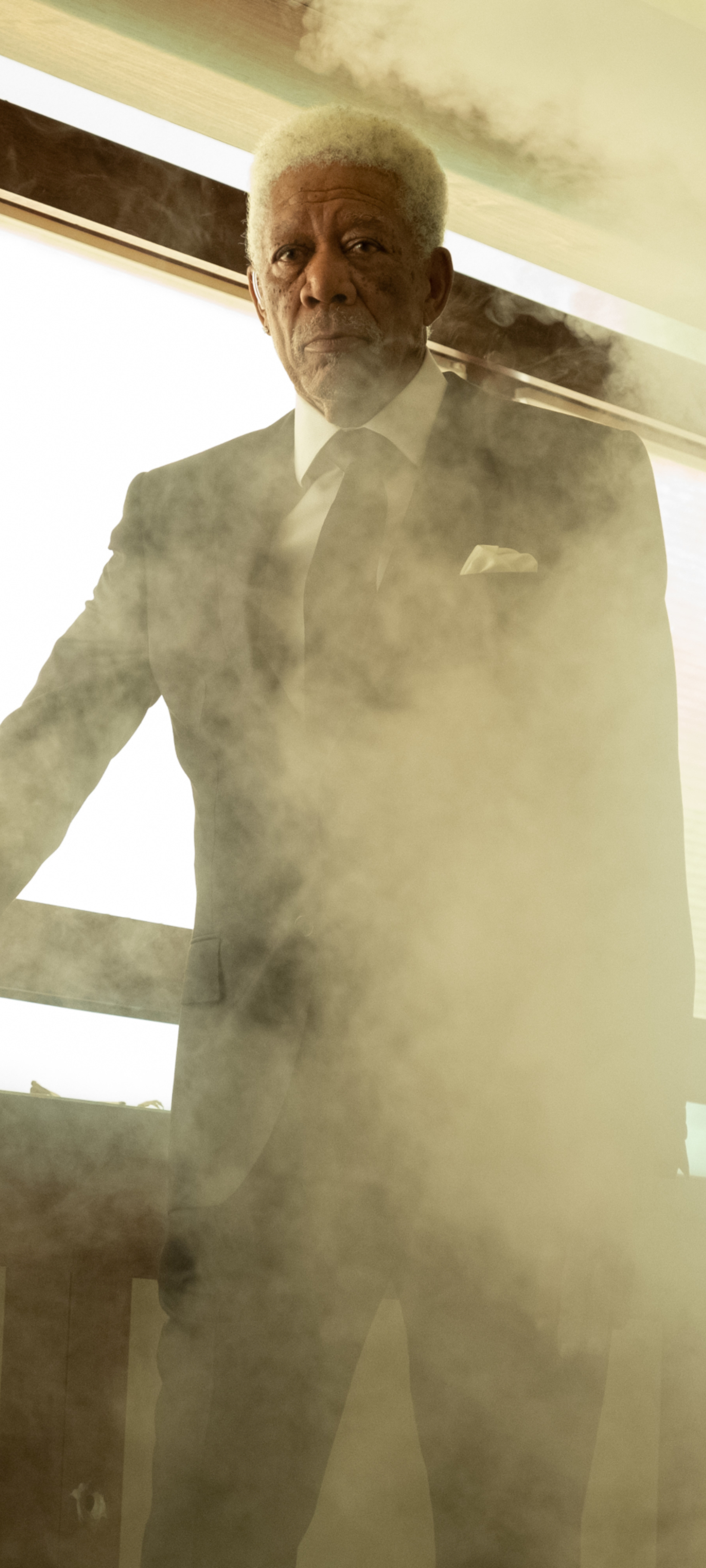 1840x4089 Resolution Morgan Freeman in The Hitman's Wife's Bodyguard ...