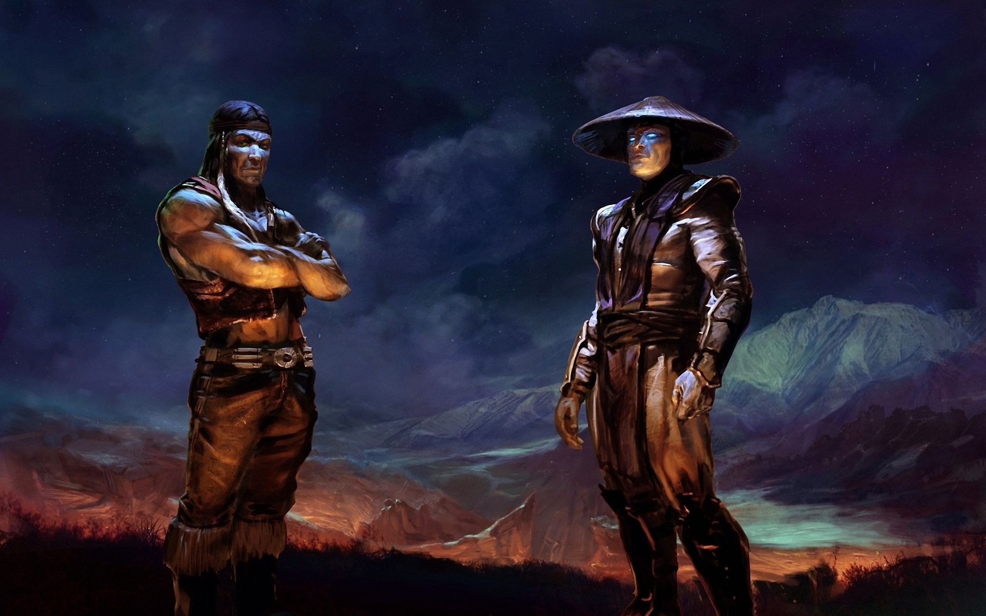 1920x1200 Resolution mortal kombat, nightwolf, art 1200P Wallpaper ...