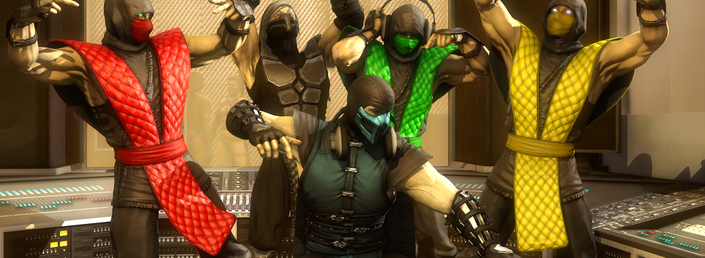 2460x900 Resolution mortal kombat, scorpion, smoke 2460x900 Resolution ...