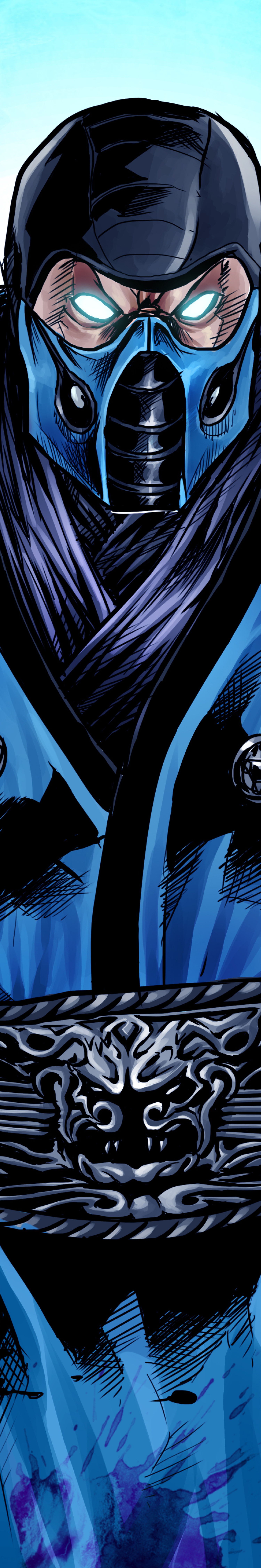 1500x9000 Resolution mortal kombat, sub-zero, ninja 1500x9000 ...