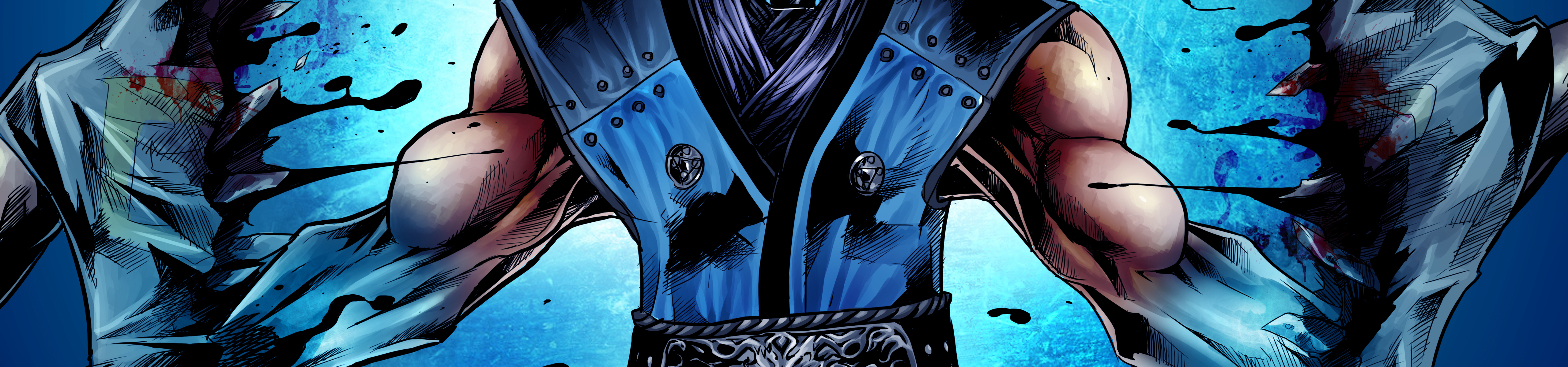 5120x1200 Resolution mortal kombat, sub-zero, ninja 5120x1200 ...