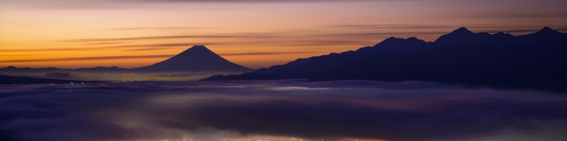 800x200 Resolution Mount Fuji 4k Japan Photography Night 800x200 ...