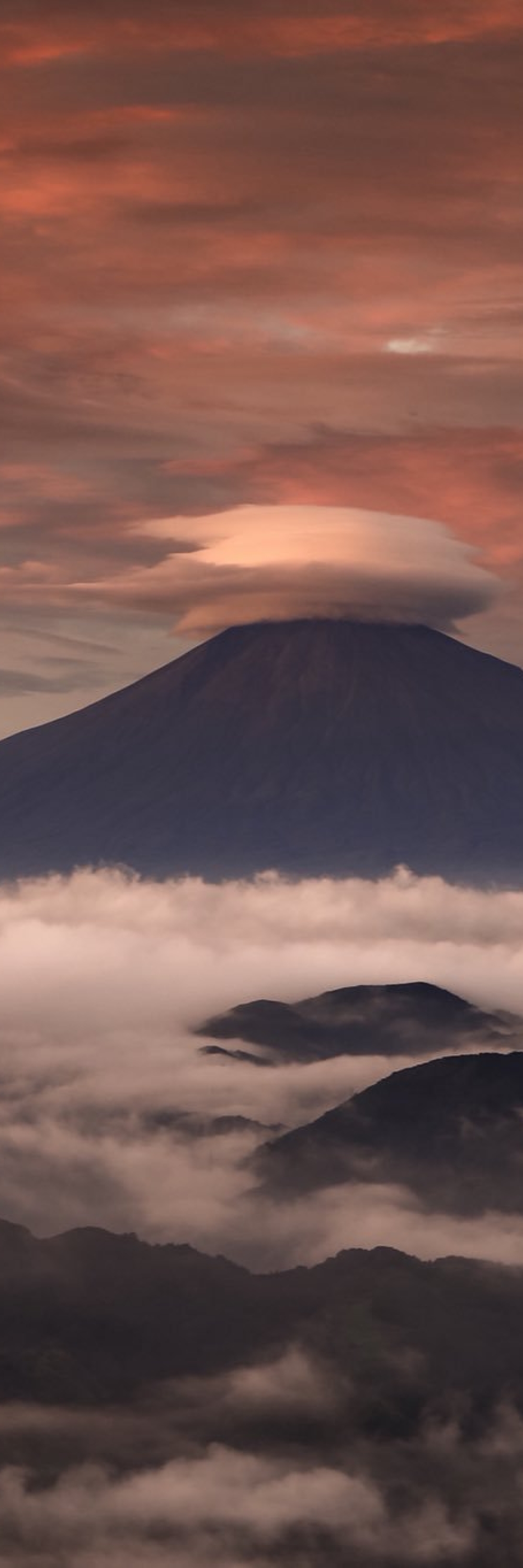 1000x3000 Resolution Mount Fuji Clouds And Mountains Japan 1000x3000 ...