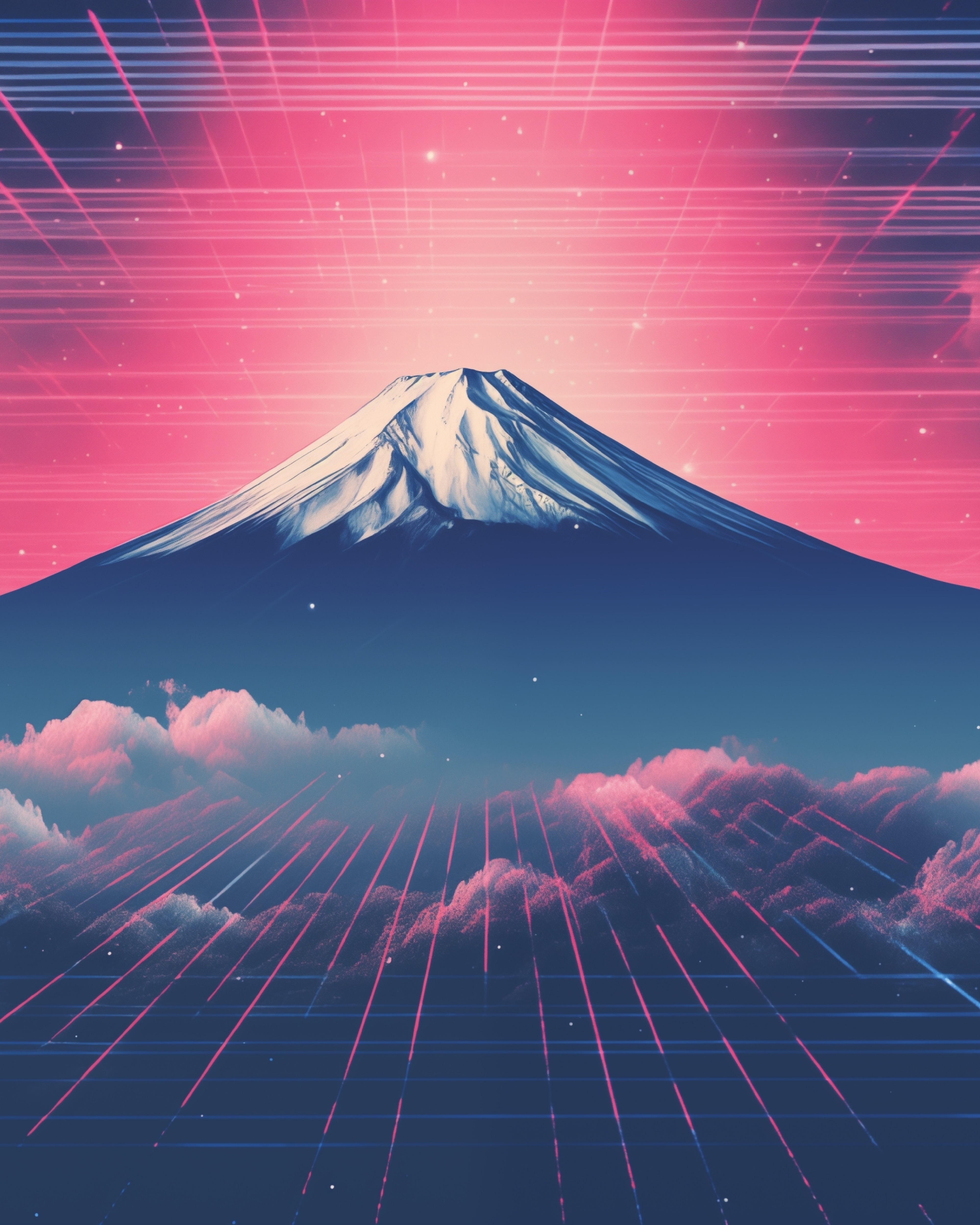 4000x5000 Resolution Mount Fuji Neon 4000x5000 Resolution Wallpaper ...