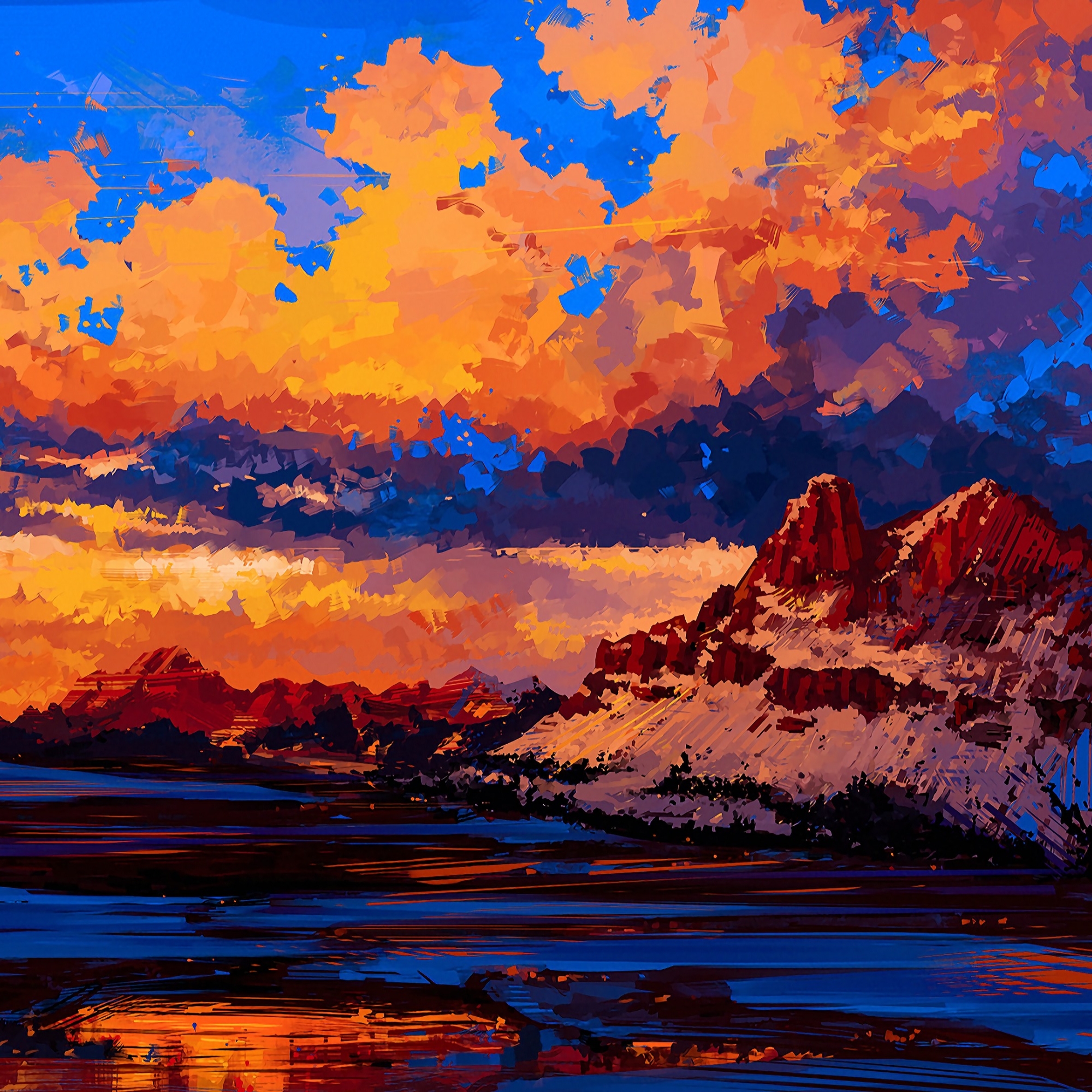 2000x2000 Resolution Mountain Sound 2000x2000 Resolution Wallpaper ...