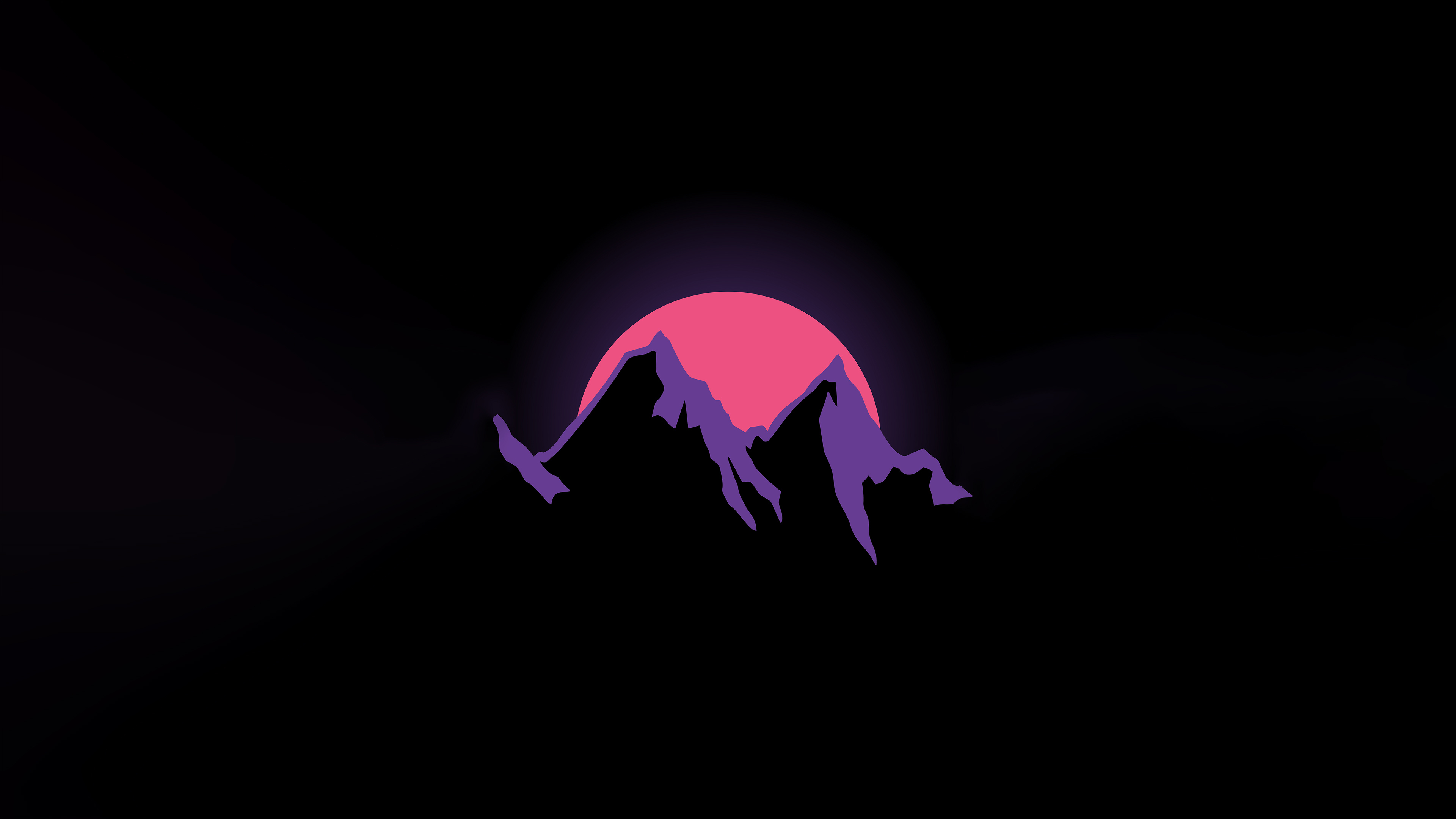1024 x576 Mountains Amoled 4K 1024 x576 Resolution Wallpaper, HD Artist ...