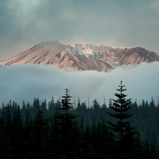 512x512 mountains, sky, trees 512x512 Resolution Wallpaper, HD Nature ...