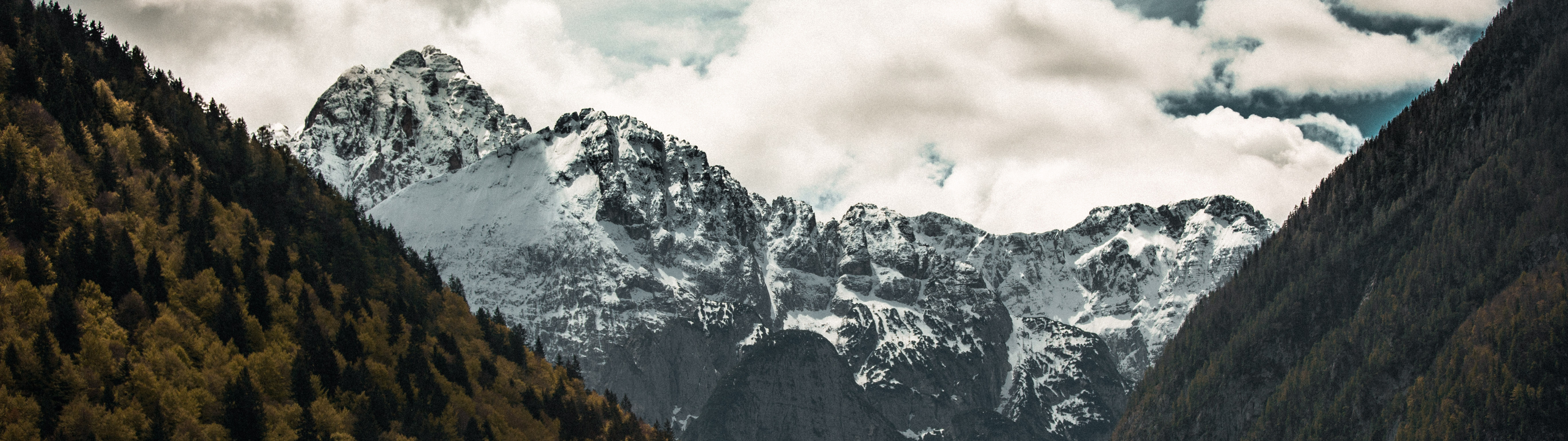 3840x1080 Resolution mountains, top, sky 3840x1080 Resolution Wallpaper ...