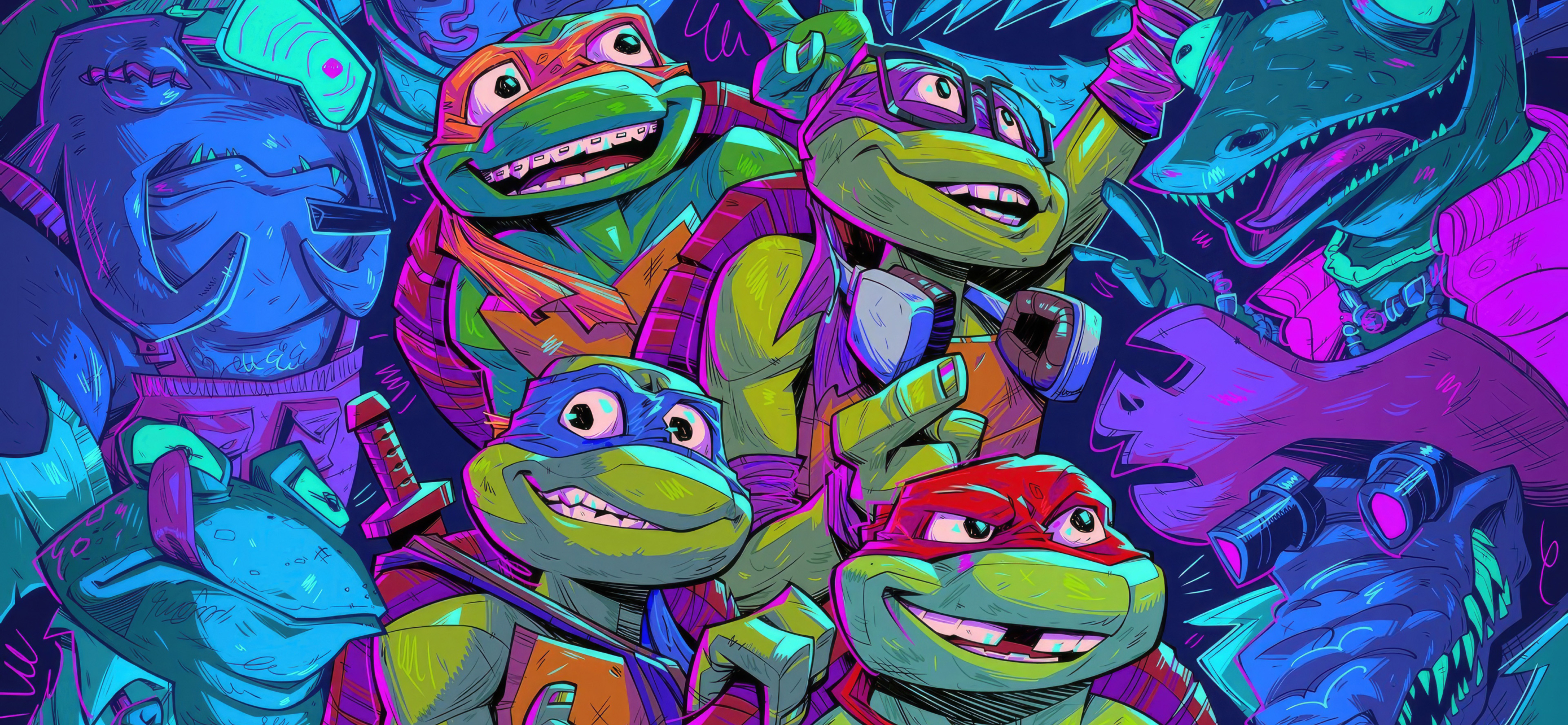 2778x1284 Resolution Mutant Mayhem 4k Teenage Mutant Ninja Turtles ...