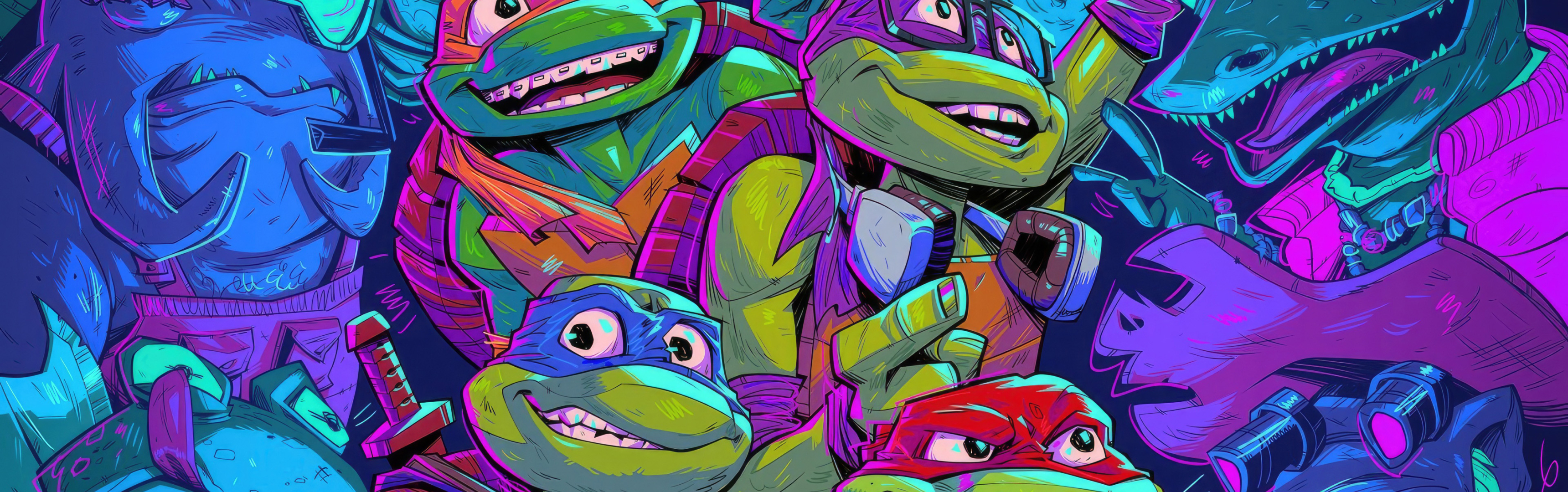 3440x1080 Resolution Mutant Mayhem 4k Teenage Mutant Ninja Turtles ...