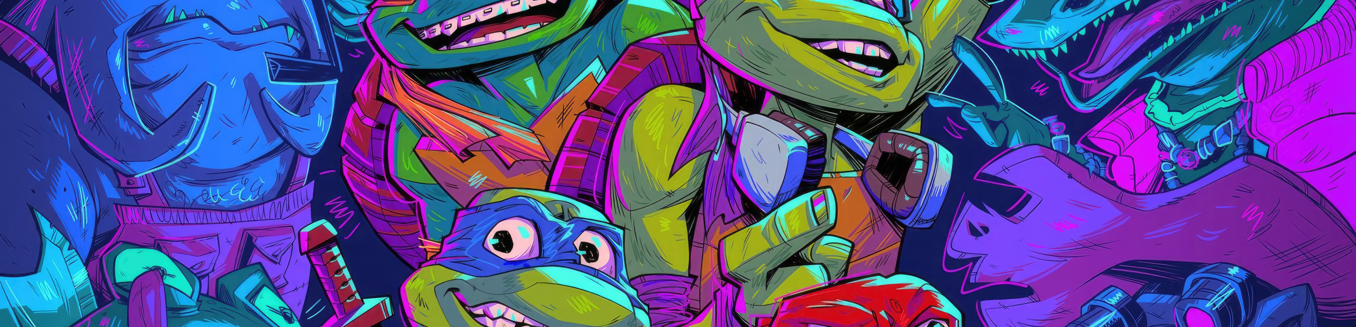 4480x1080 Resolution Mutant Mayhem 4k Teenage Mutant Ninja Turtles ...