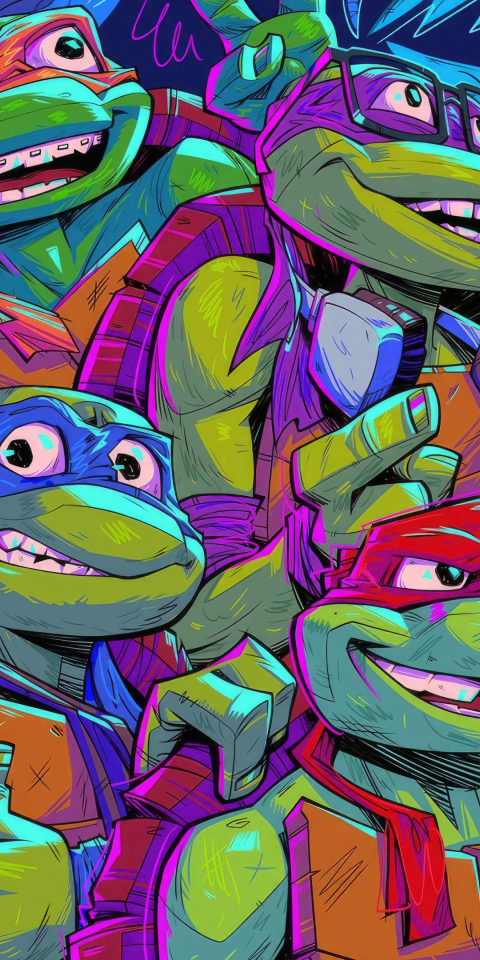 480x960 Resolution Mutant Mayhem 4k Teenage Mutant Ninja Turtles Movie ...