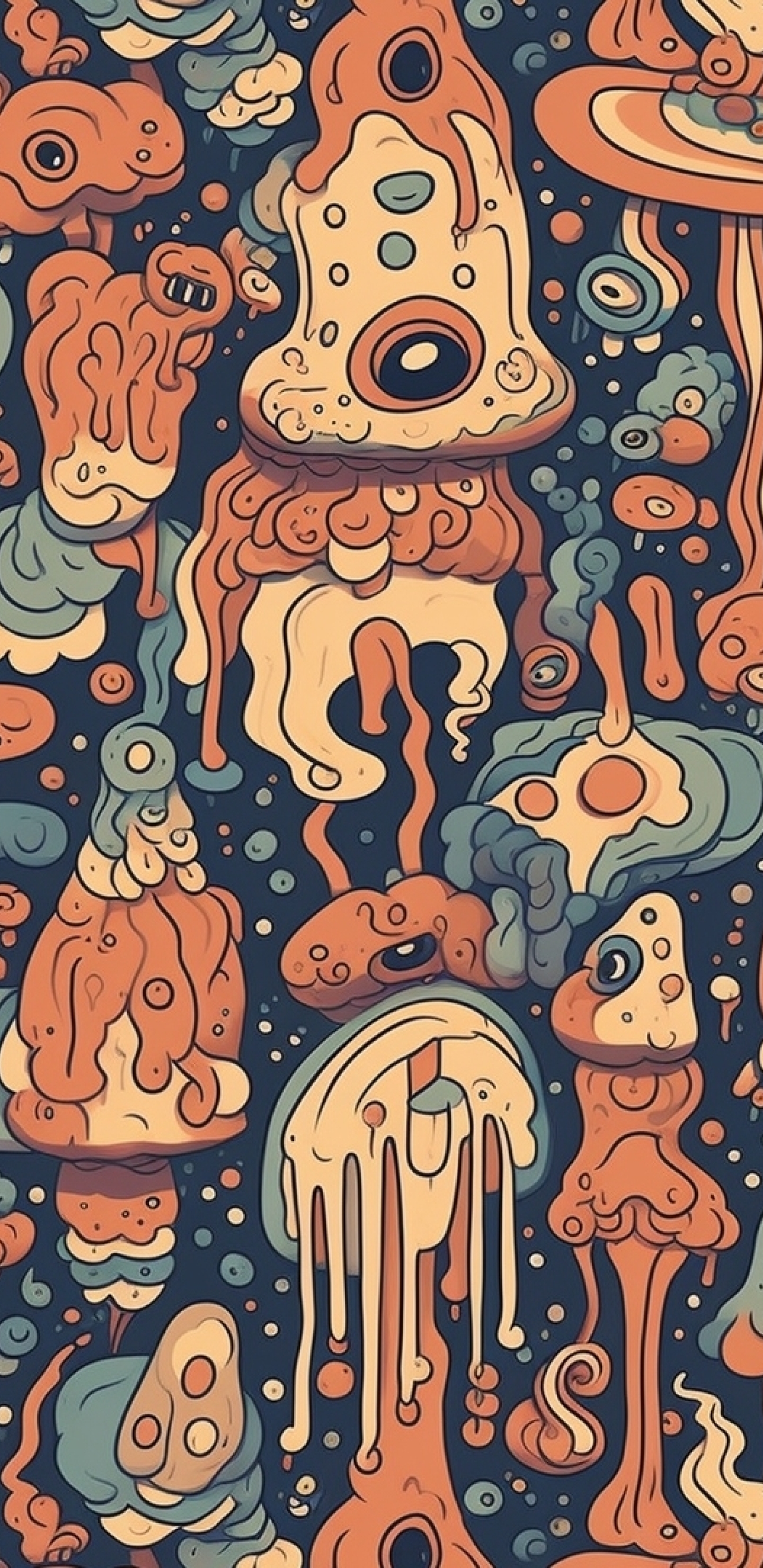 1440x2960 Resolution Mutating Virus Background HD Samsung Galaxy Note 9 ...