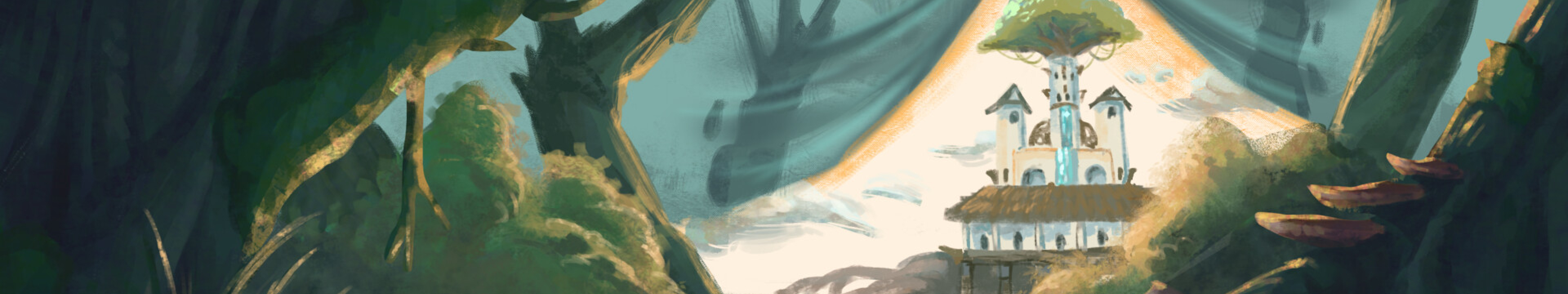 7680x1440 Mysterious City of Biringan 7680x1440 Resolution Wallpaper ...