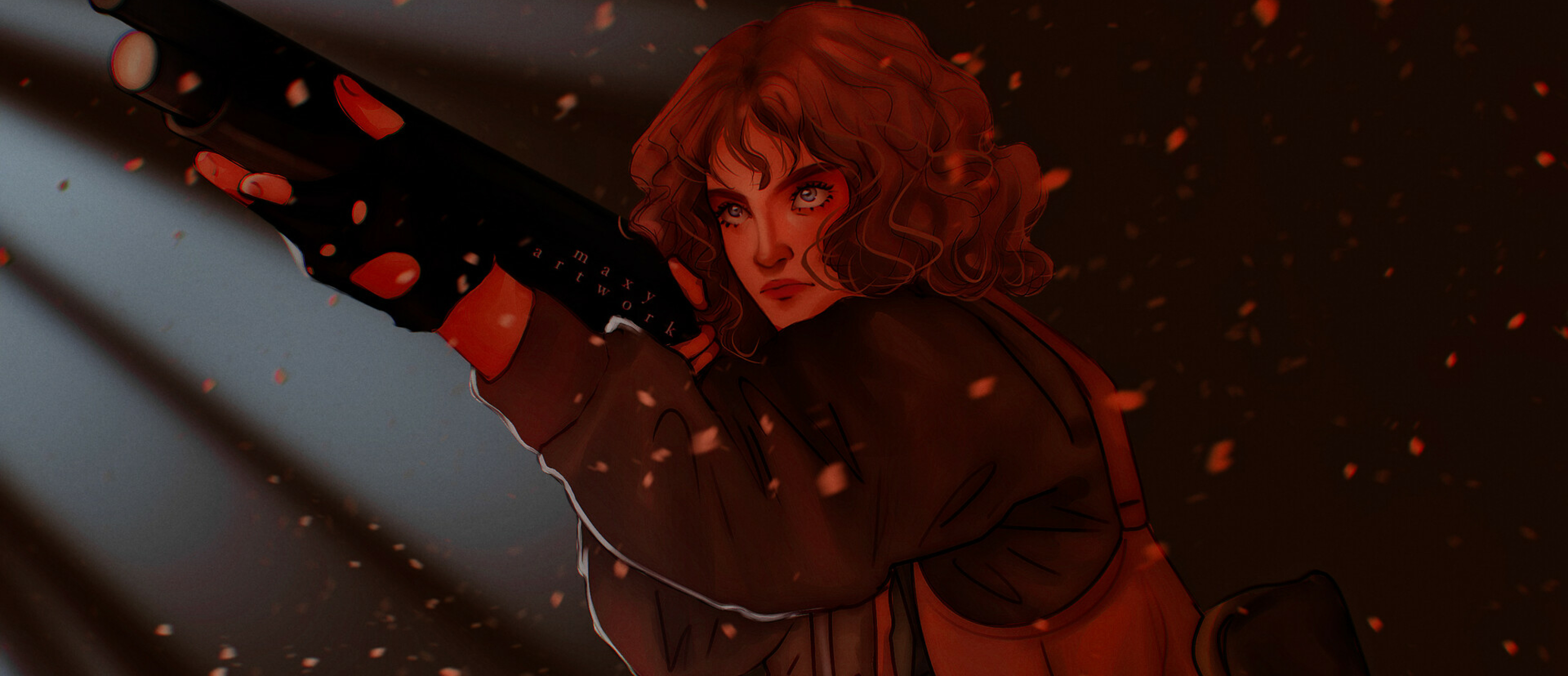 3340x1440 Resolution Nancy Wheeler Stranger Things HD Fan Art 2022 ...