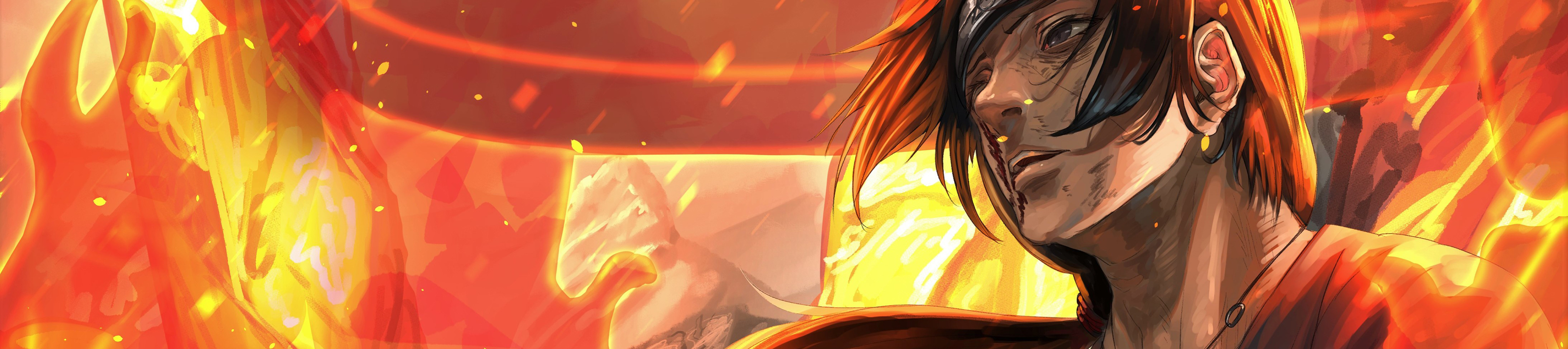 5120x1140 Resolution Naruto Fire Art 5120x1140 Resolution Wallpaper ...
