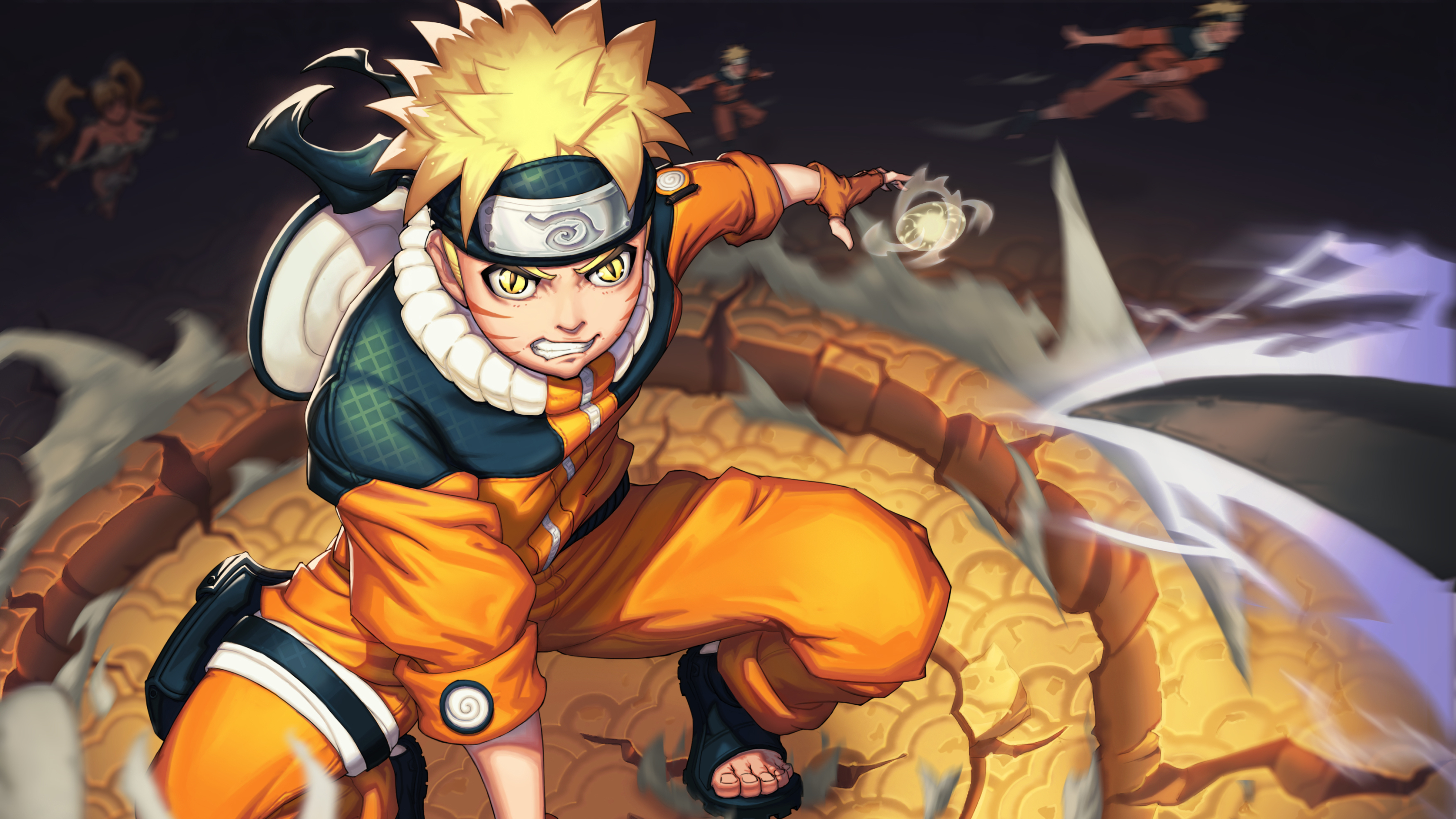 3072x1728 Naruto Uzumaki 4K Art 3072x1728 Resolution Wallpaper, HD ...