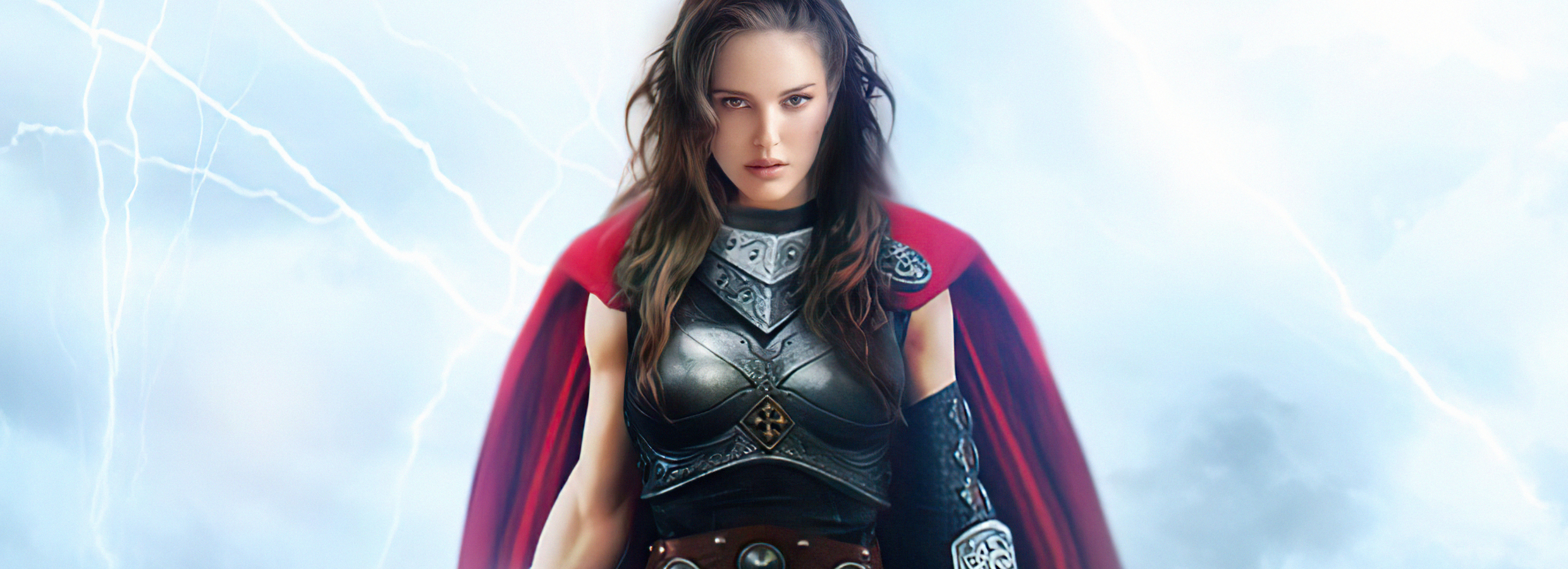 2480x900 Natalie Portman As Lady Thor FanArt 2480x900 Resolution ...