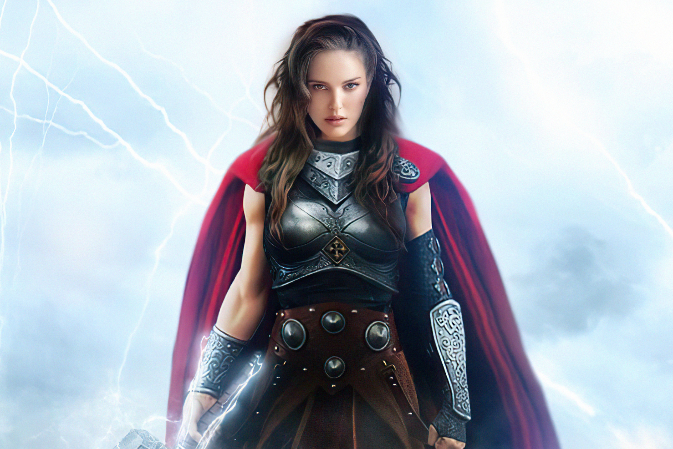 2560x1707 Resolution Natalie Portman As Lady Thor FanArt 2560x1707 ...