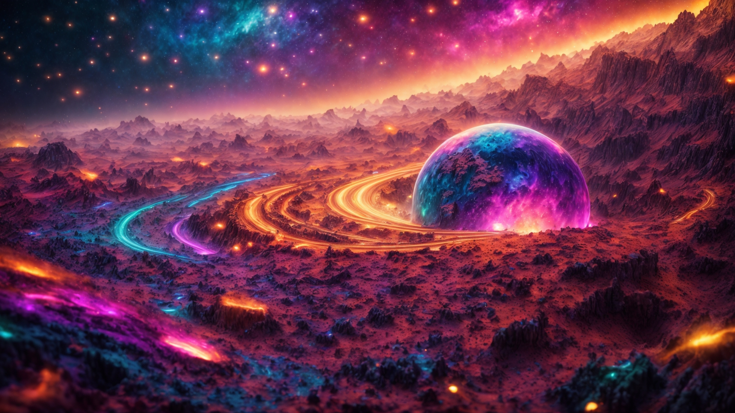 Nebula Colorful HD Space Art Wallpaper HD Artist 4K Wallpapers Images
