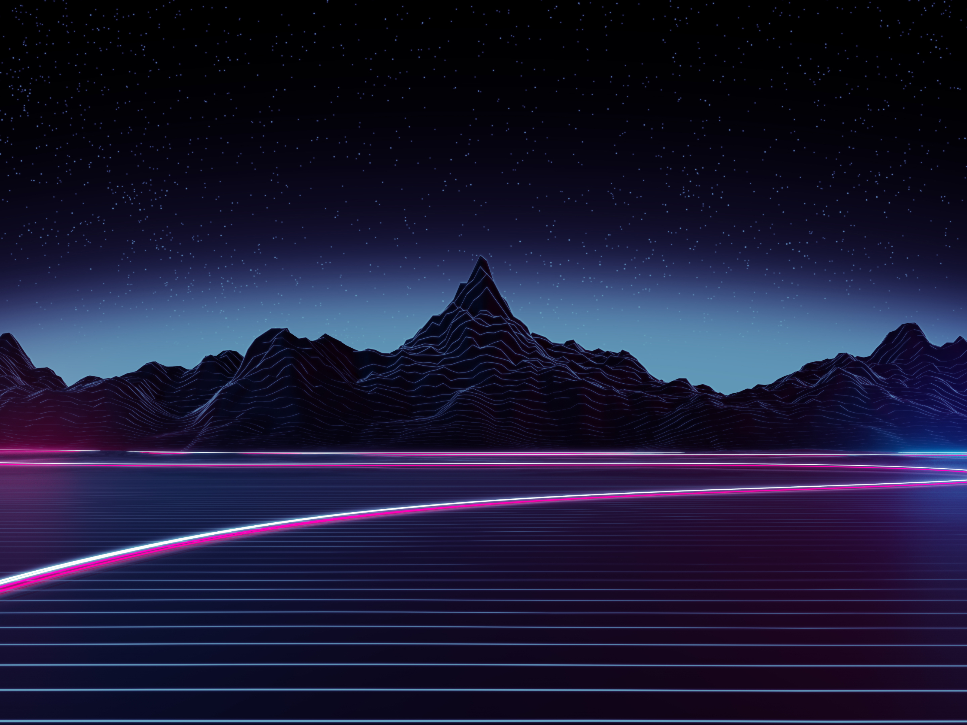 3200x2400 Resolution Neon Highway 3200x2400 Resolution Wallpaper ...