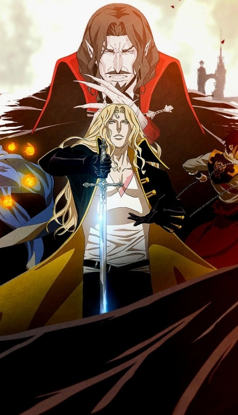 768x1336 Resolution Netflix Castlevania 2020 768x1336 Resolution ...