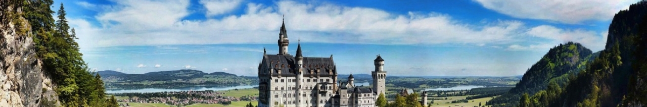 1280x212 Resolution neuschwanstein castle, fussen, germany 1280x212 ...