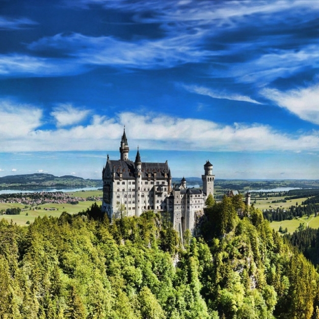 650x650 Resolution neuschwanstein castle, fussen, germany 650x650 ...