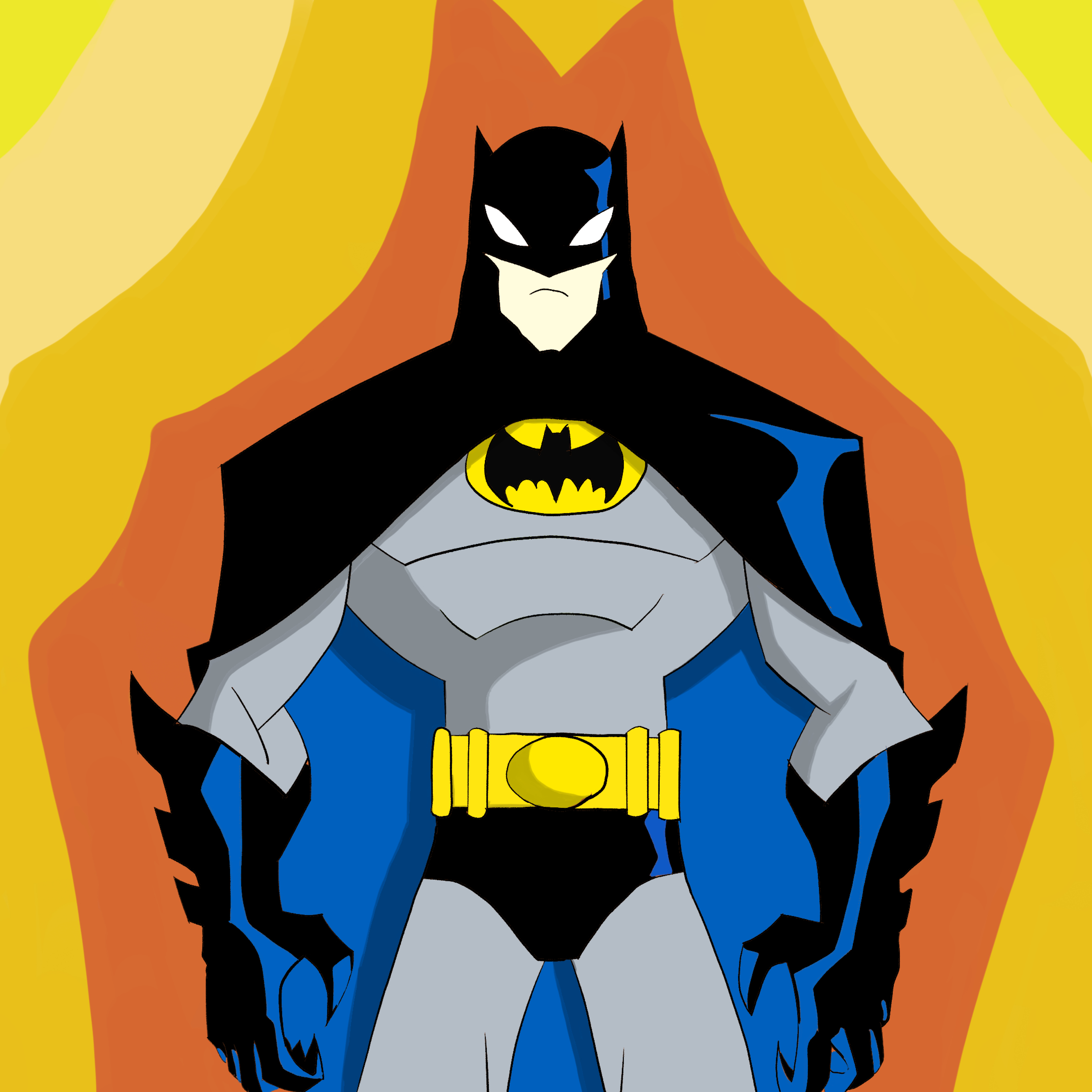 3840x3840 Resolution New Batman 4K Illustration 3840x3840 Resolution ...