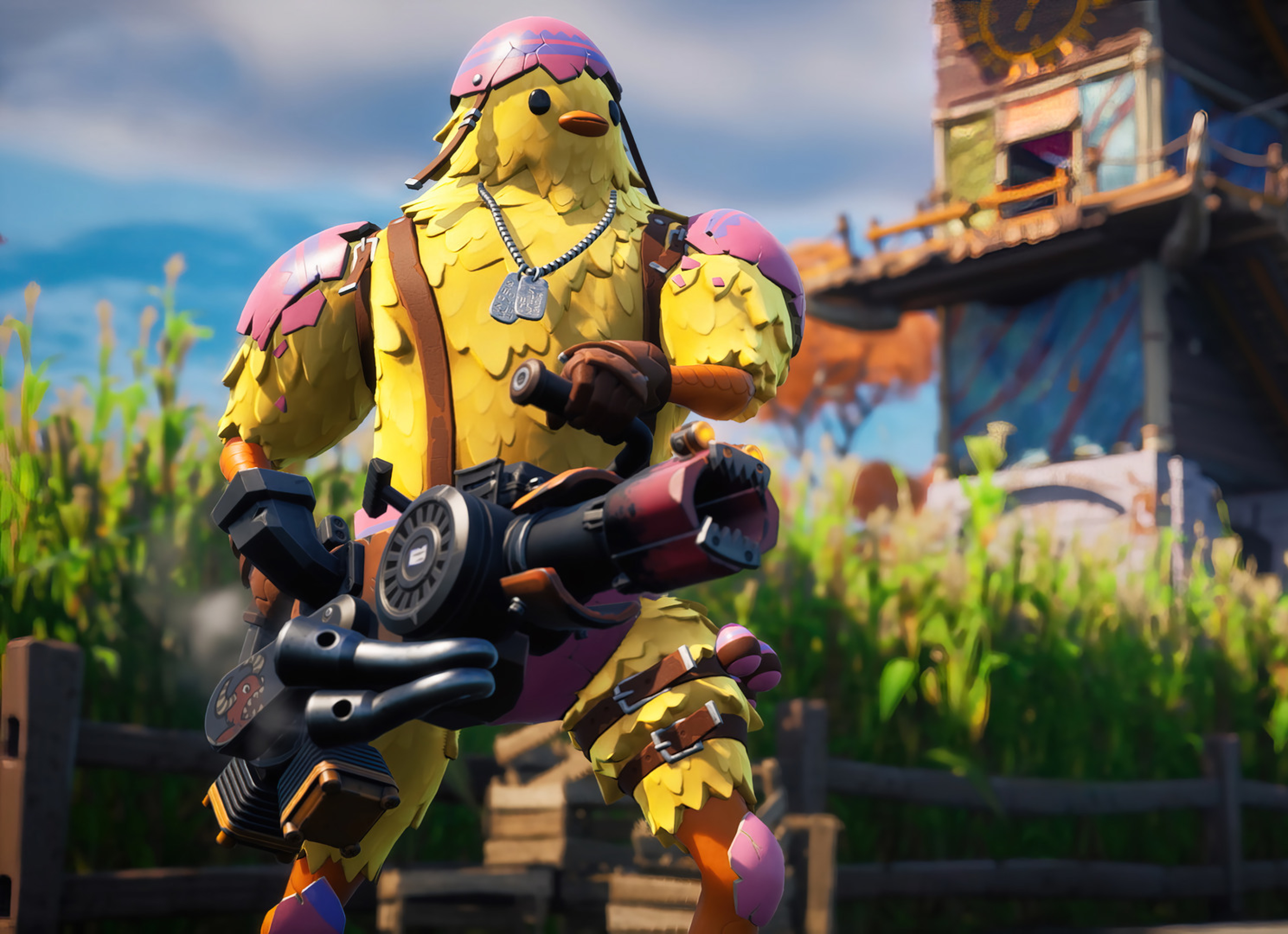 2840x2060 Resolution New Fortnite Cluck Chapter 2 Season 6 Battle Pass ...