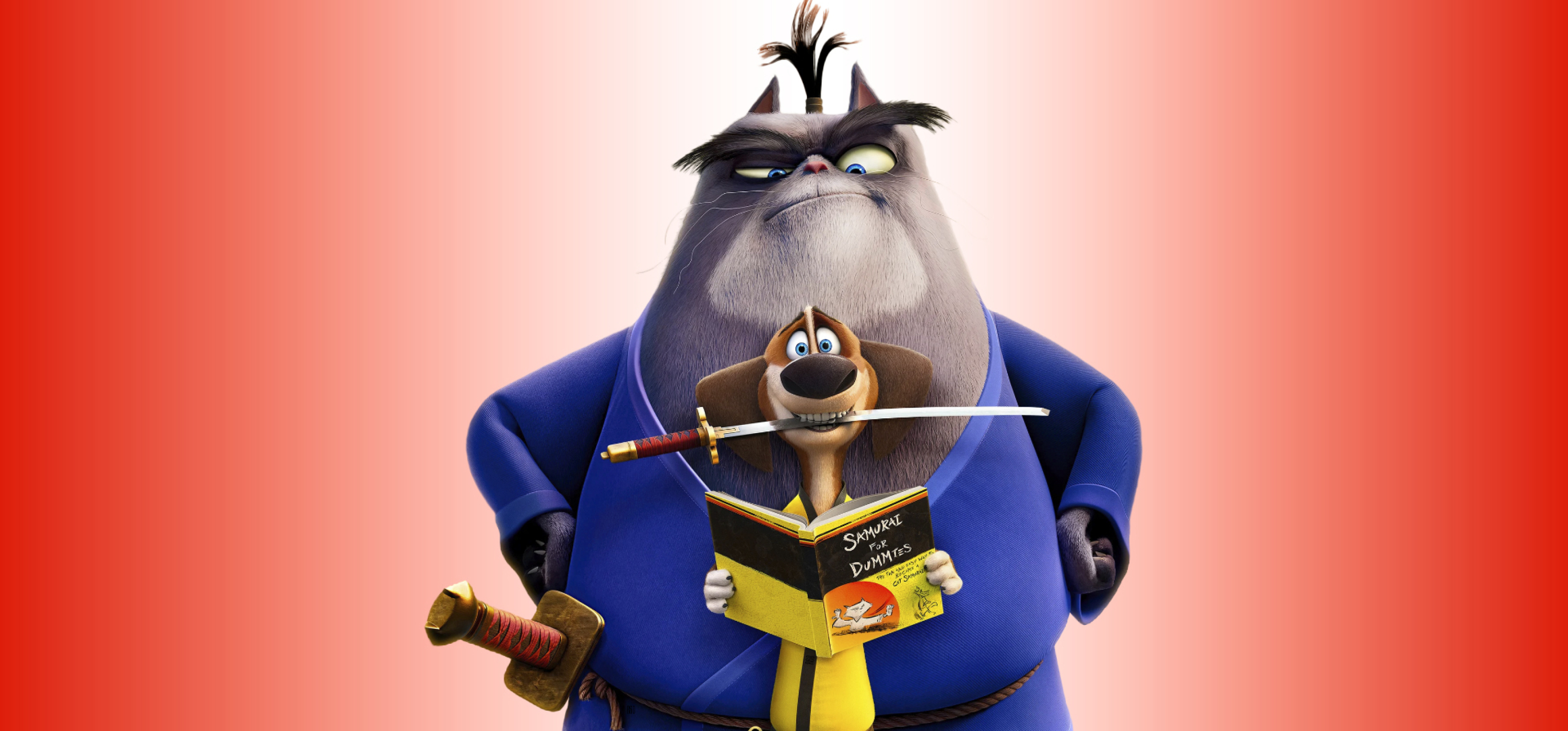 3088x1440 Resolution New Paws Of Fury The Legend Of Hank Movie ...