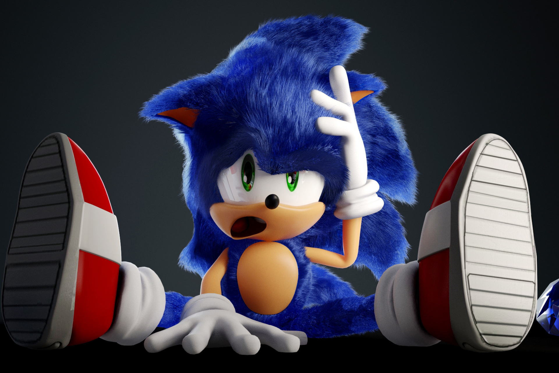1920x1280 Resolution New Sonic 4K FanArt 1920x1280 Resolution Wallpaper ...