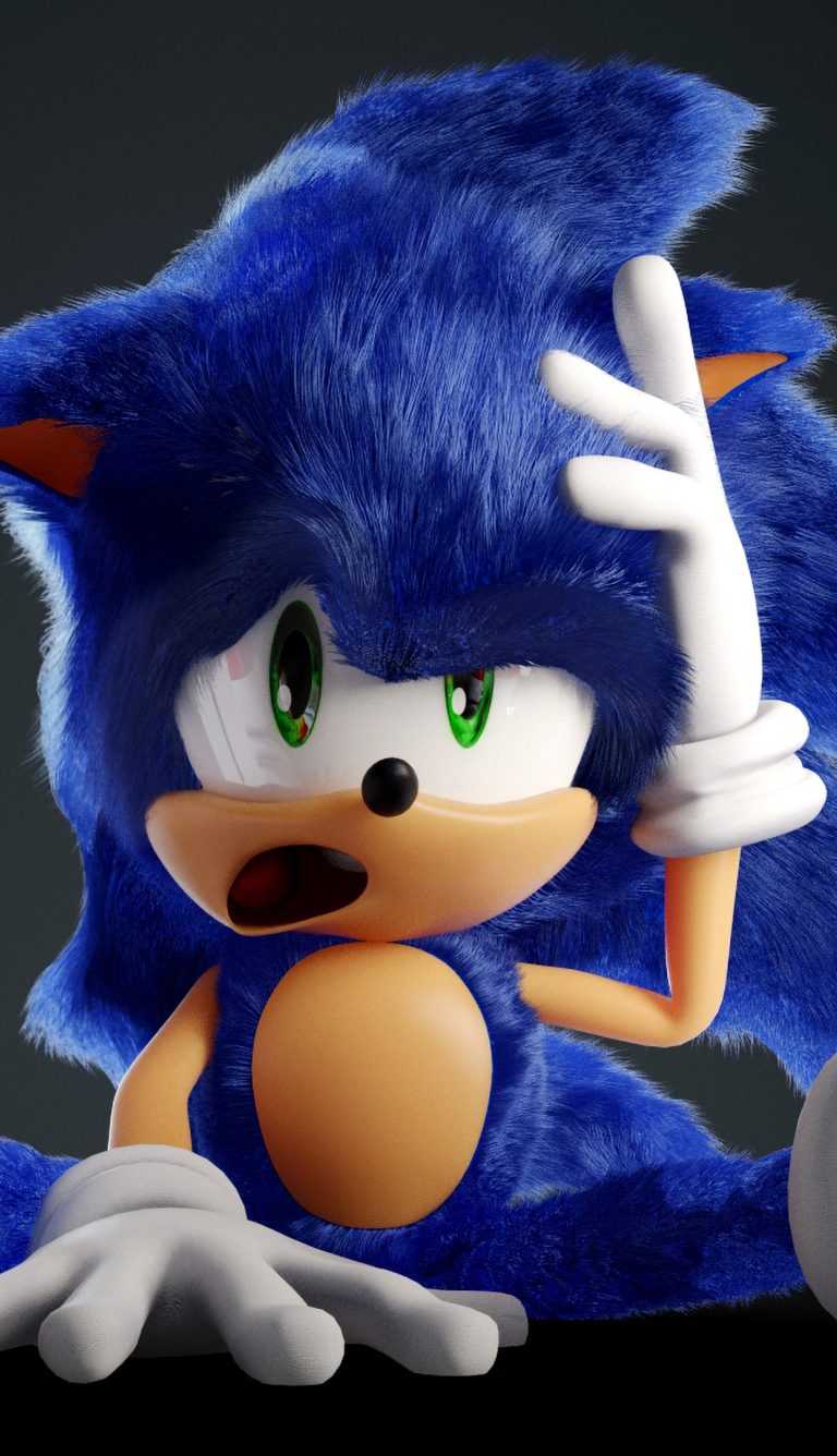 768x1336 Resolution New Sonic 4K FanArt 768x1336 Resolution Wallpaper ...