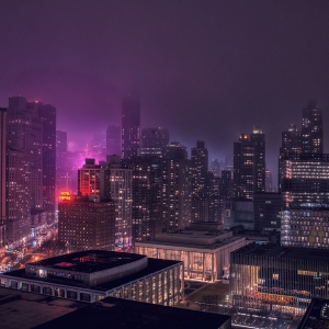 300x300 Resolution new york, buildings, night 300x300 Resolution ...