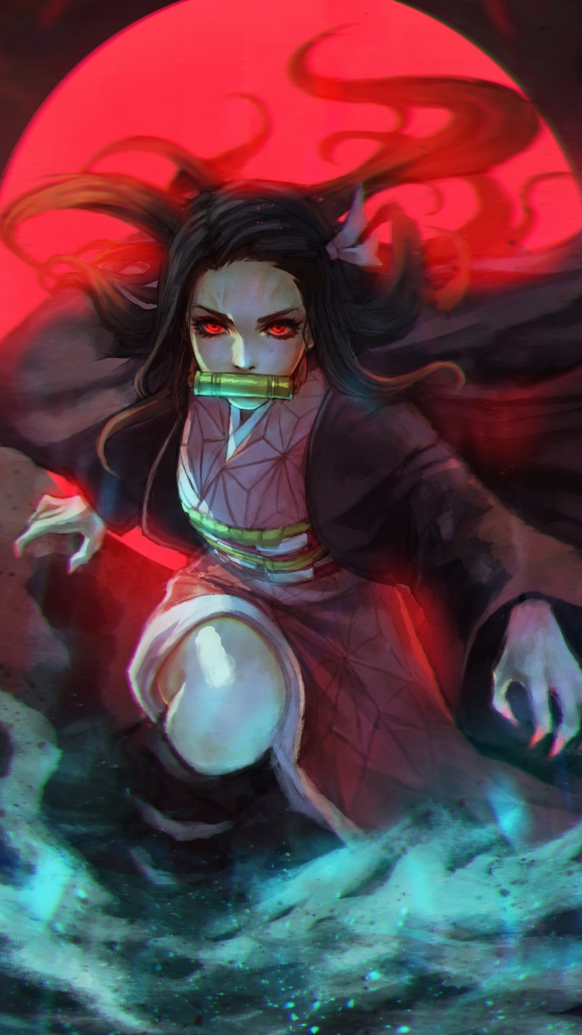 1152x2048 Resolution Nezuko Kamado 4K Art 1152x2048 Resolution ...