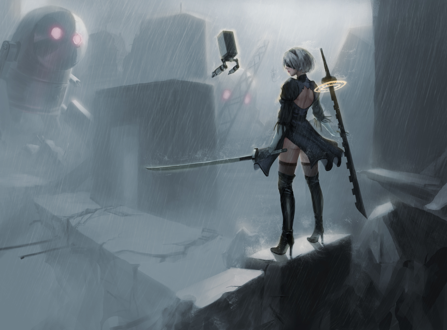 1900x1400 Nier Automata 1900x1400 Resolution Wallpaper, HD Anime 4K ...