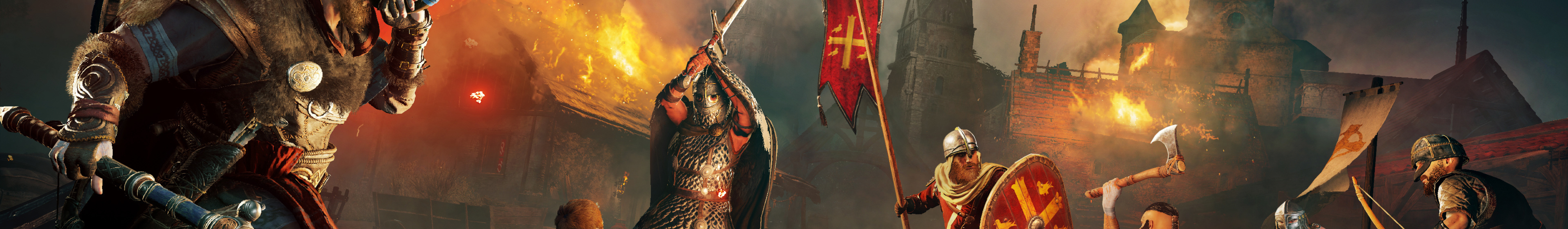5680x832 Resolution Night Battle Assassins Creed Valhalla 5680x832 ...