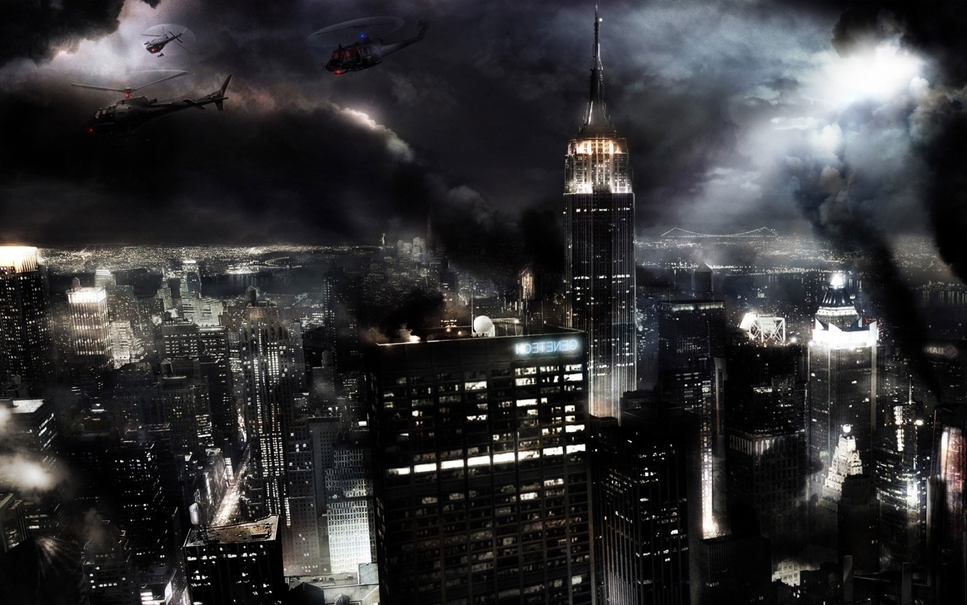 1920x1202 Resolution night, city, fires 1920x1202 Resolution Wallpaper ...
