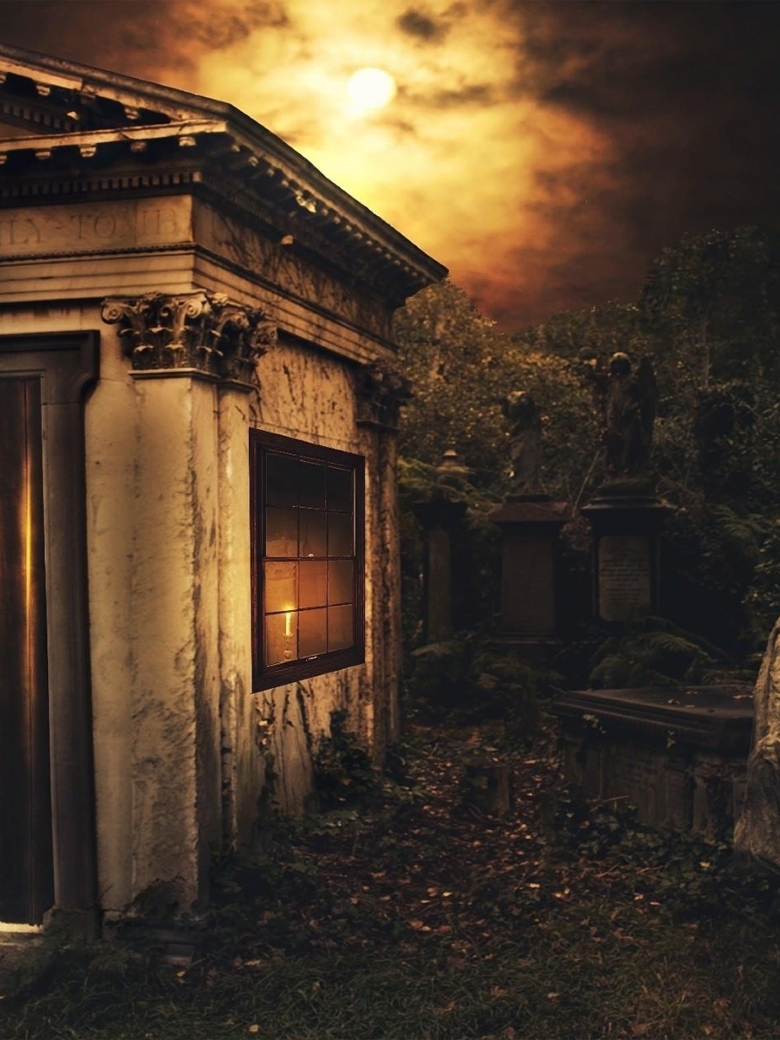 1536x2048 night, crypt, death 1536x2048 Resolution Wallpaper, HD ...