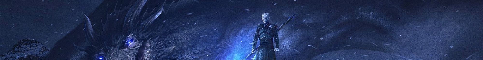 2000x250 Resolution Night King and Dragon 2000x250 Resolution Wallpaper ...