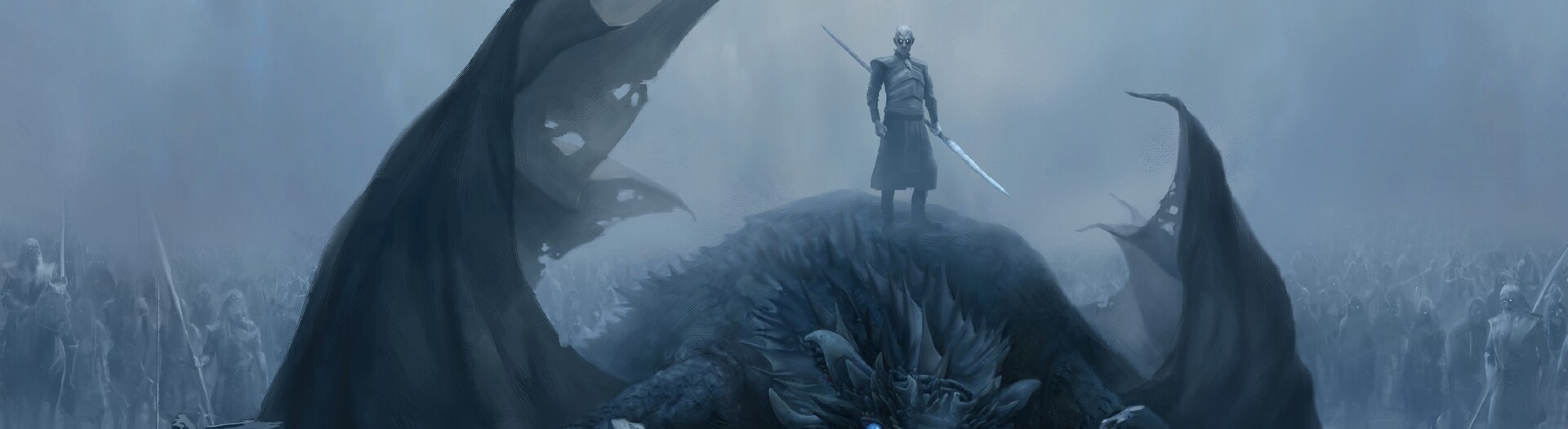 5120x1400 Resolution Night King and Viserion 5120x1400 Resolution ...