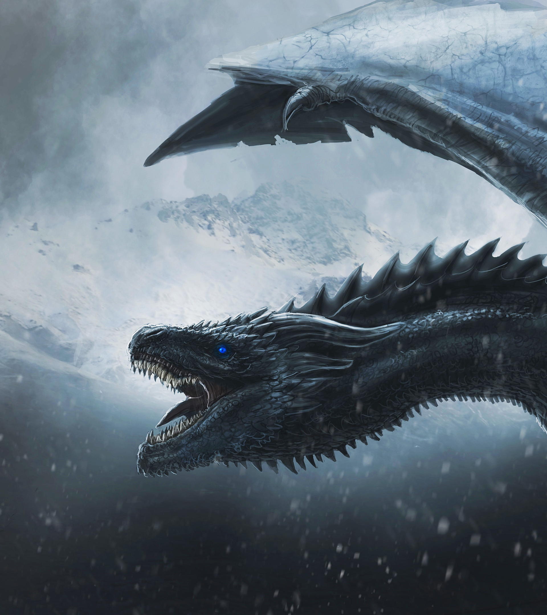 1920x2160 Resolution Night King Dragon Art 1920x2160 Resolution ...