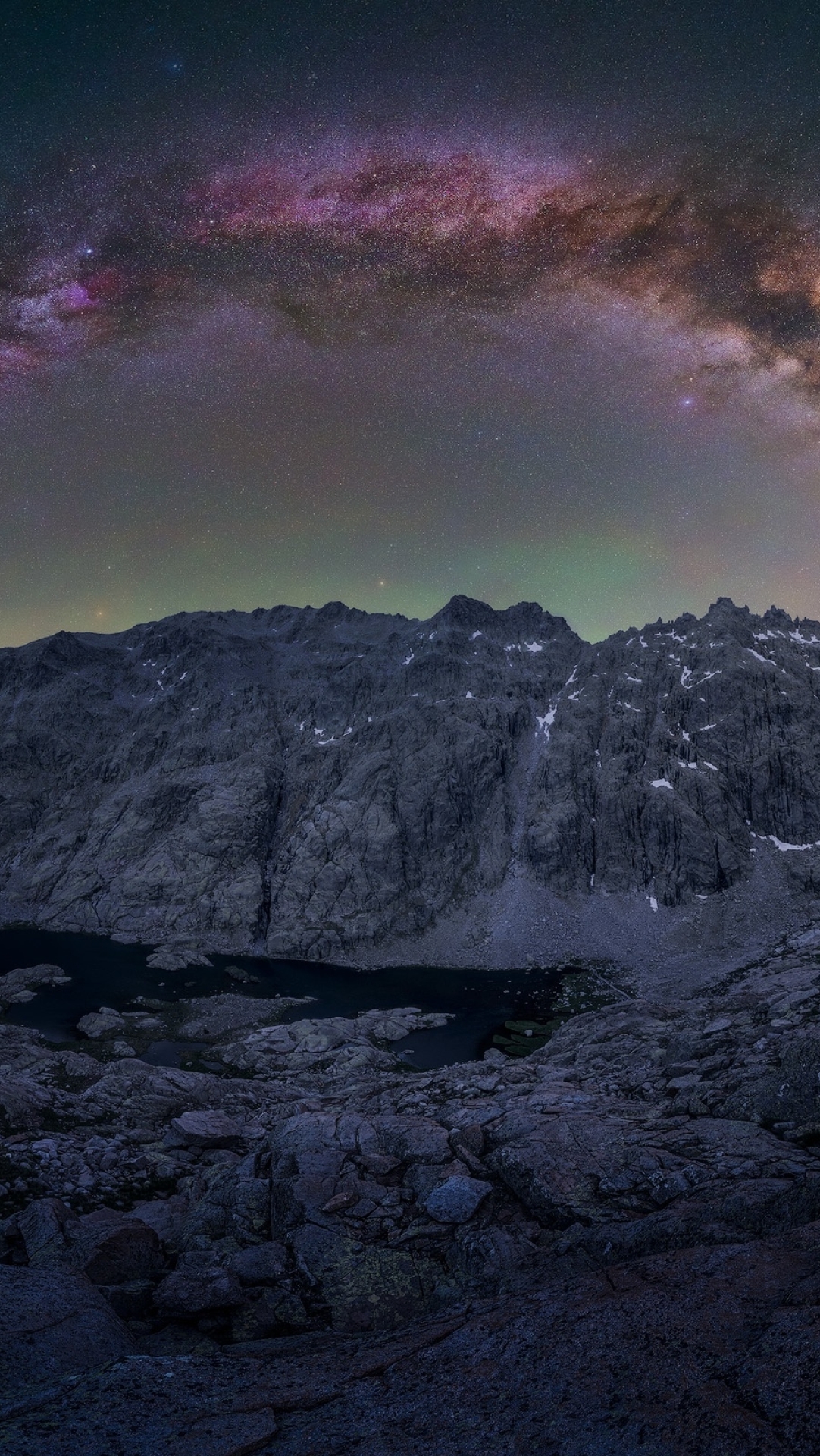 1082x1920 Night-sight from Mountains 1082x1920 Resolution Wallpaper, HD ...