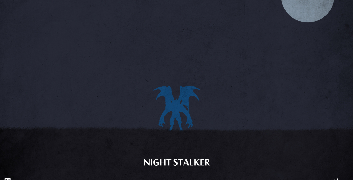 1350x689 Resolution night stalker, dota 2, art 1350x689 Resolution ...