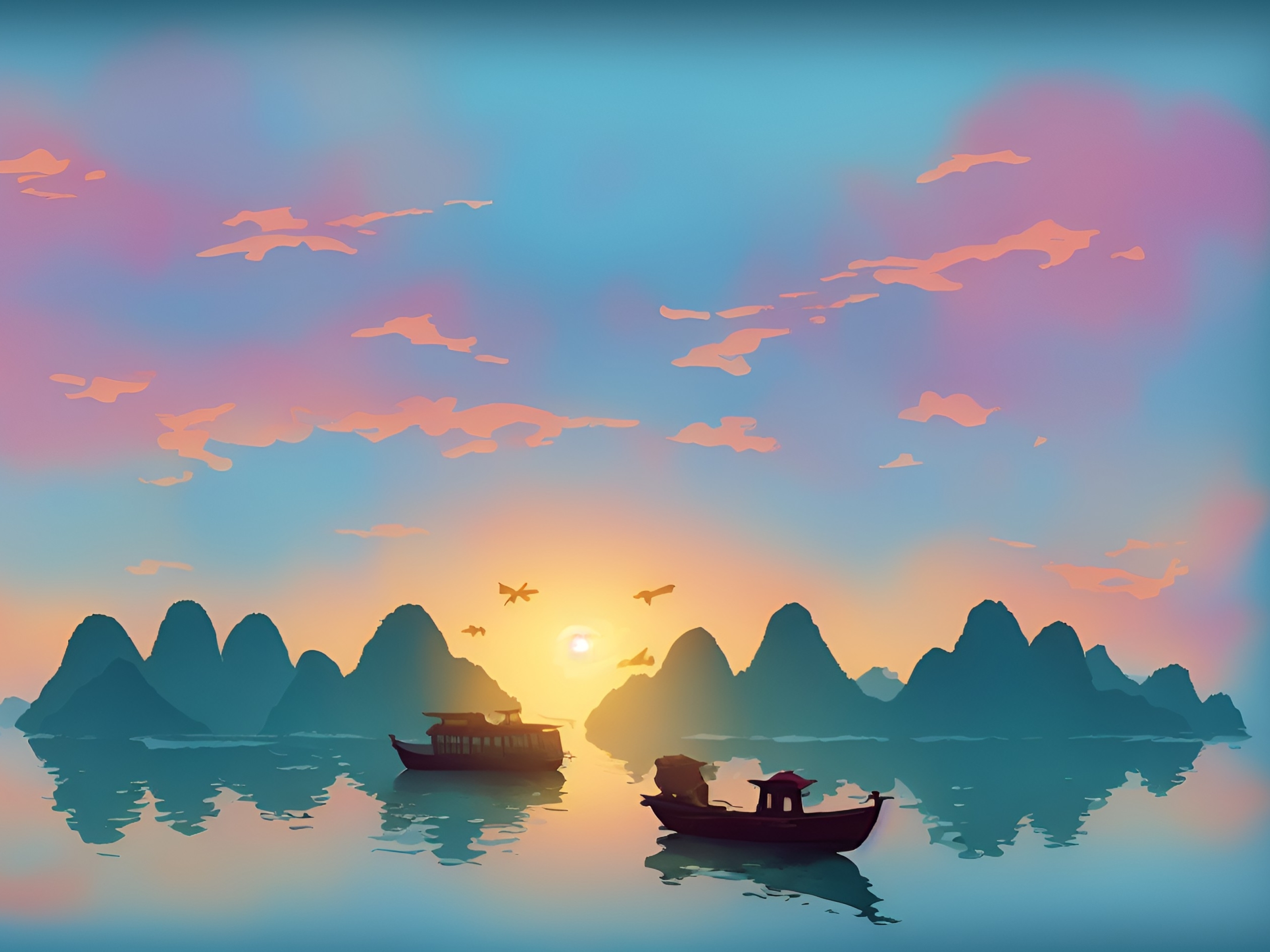 3200x2400 Resolution Ninh Binh Adventure HD AI Digital Art 3200x2400 ...