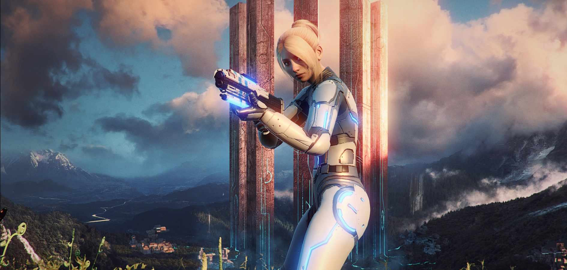 1890x900 Resolution Nora In Everreach Project Eden 2020 Game 1890x900 ...